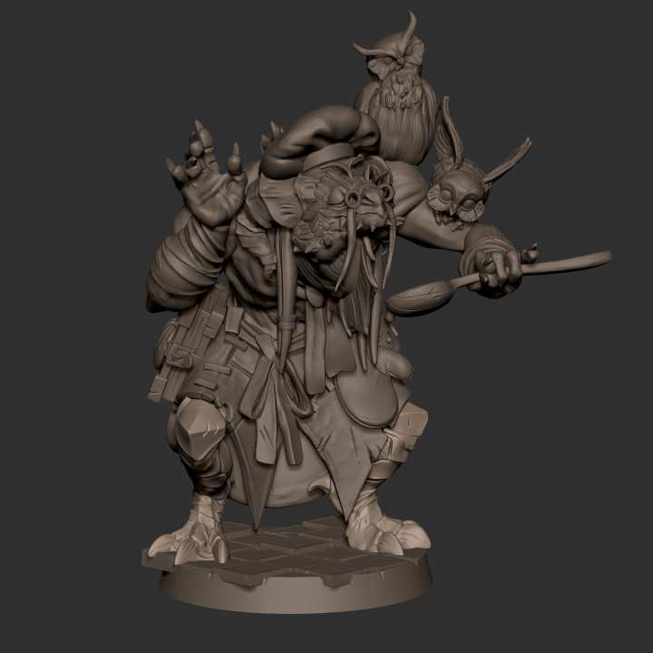 3D Printable Ramsak, the Dragonborn Cook by Bite the Bullet