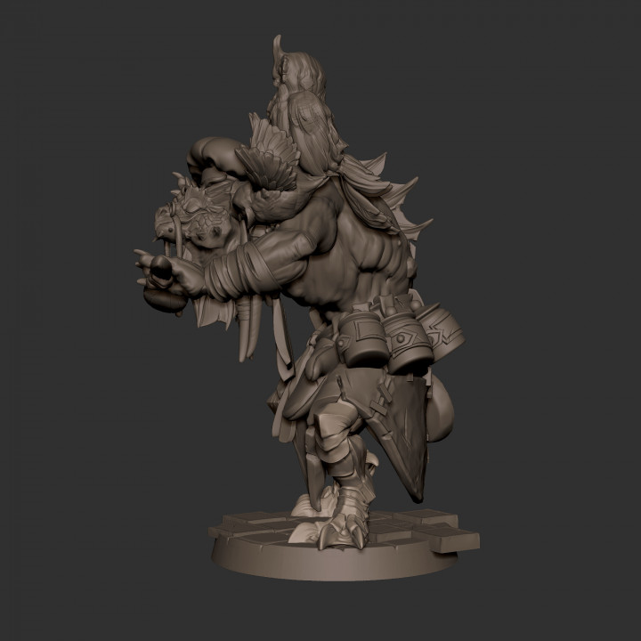 3D Printable Ramsak, the Dragonborn Cook by Bite the Bullet