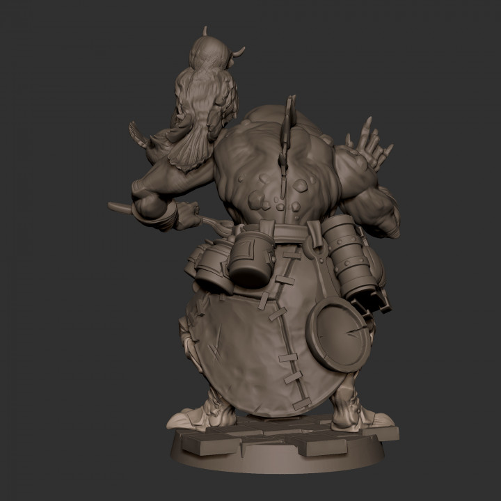 3D Printable Ramsak, the Dragonborn Cook by Bite the Bullet