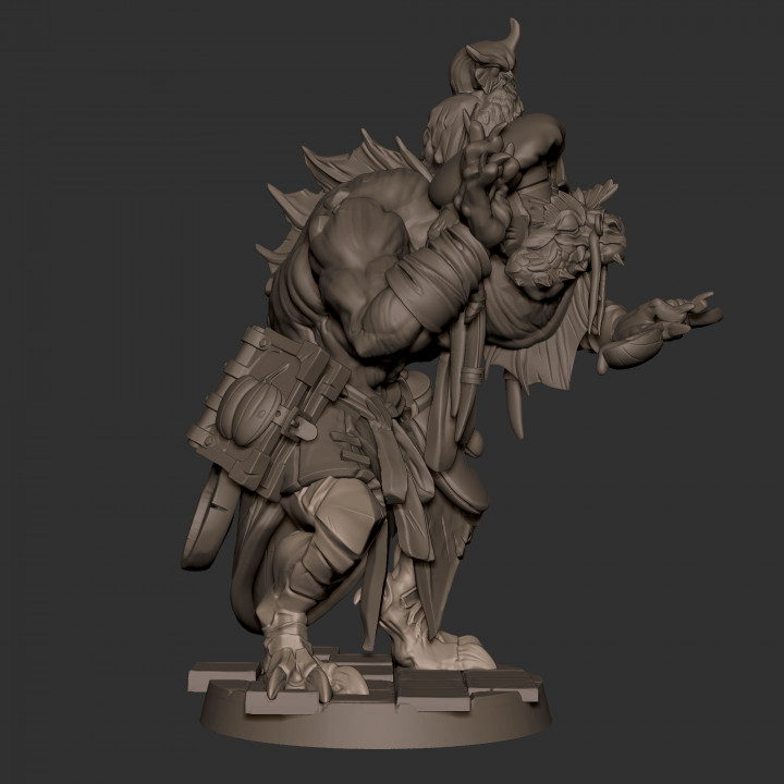 3D Printable Ramsak, the Dragonborn Cook by Bite the Bullet