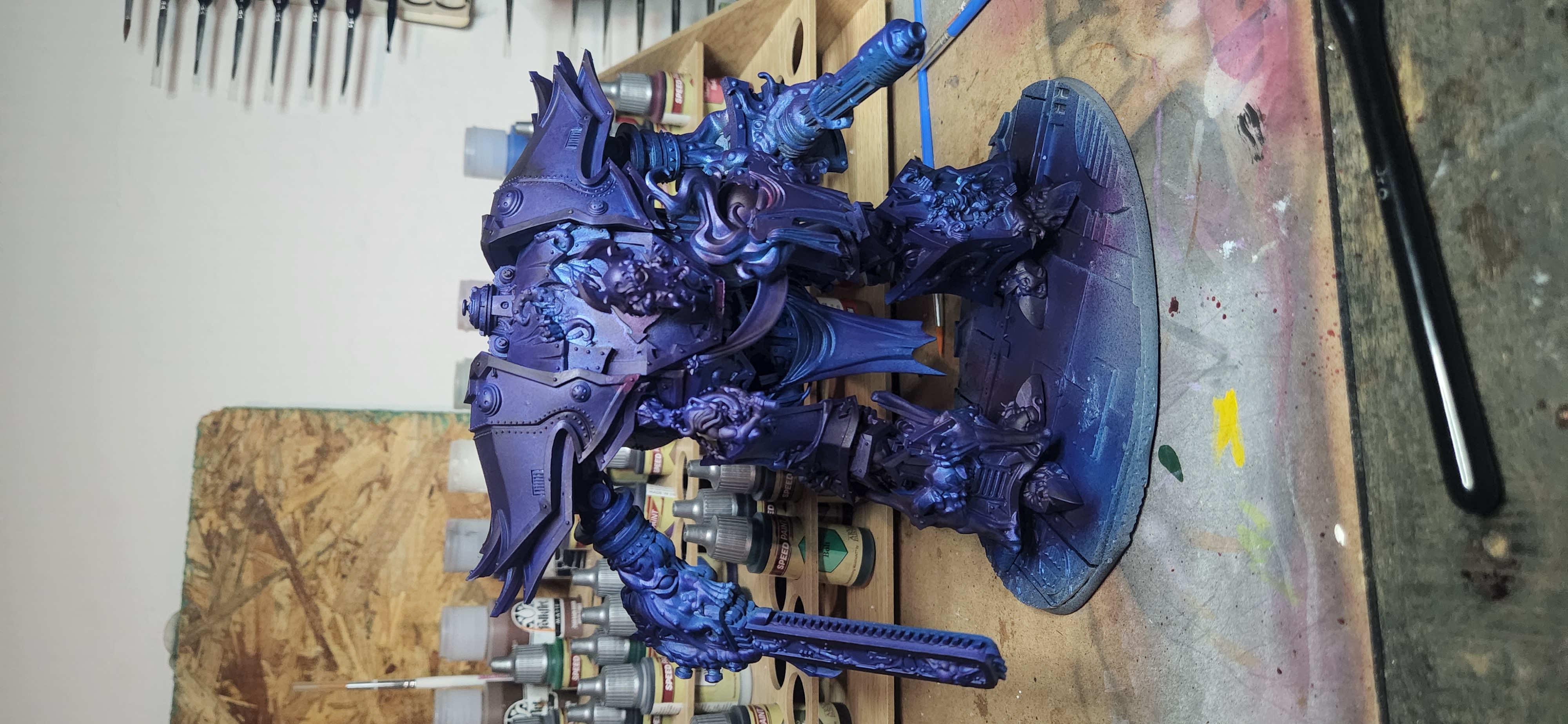 3D Printable Chaos Unbroken - Infernal Mech Multipart Set by WildMesh