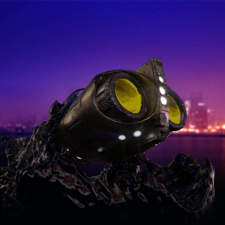 3D Printable ARCHIE WATCHMEN OWLSHIP by Blascool Studios