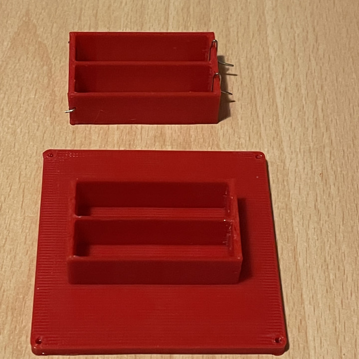 3D Printable Modular battery holder by Levente-Jozsef Nagy