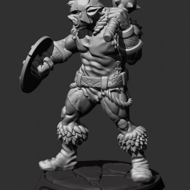 3D Printable Orc 2 by Dragun Studios