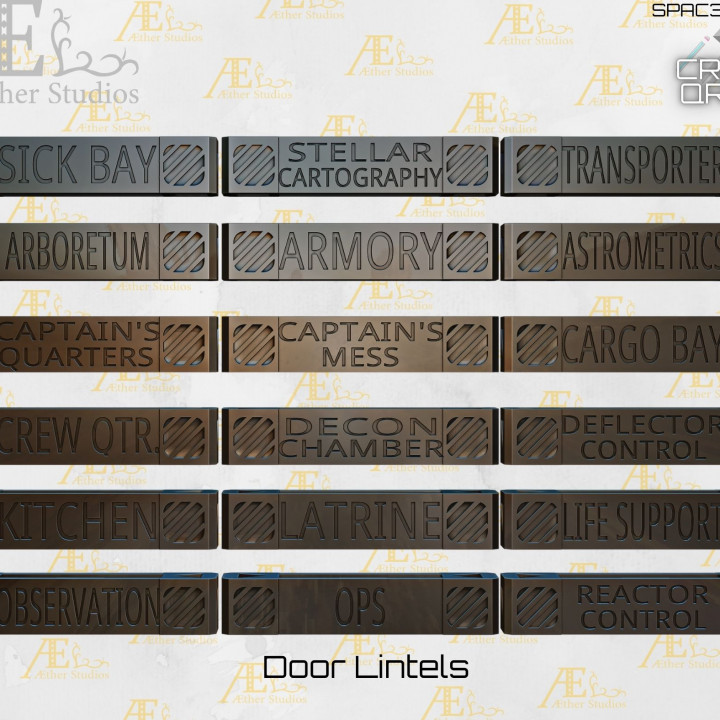 3D Printable AESS331 - Space Ships: Crew Qtrs. by Aether Studios