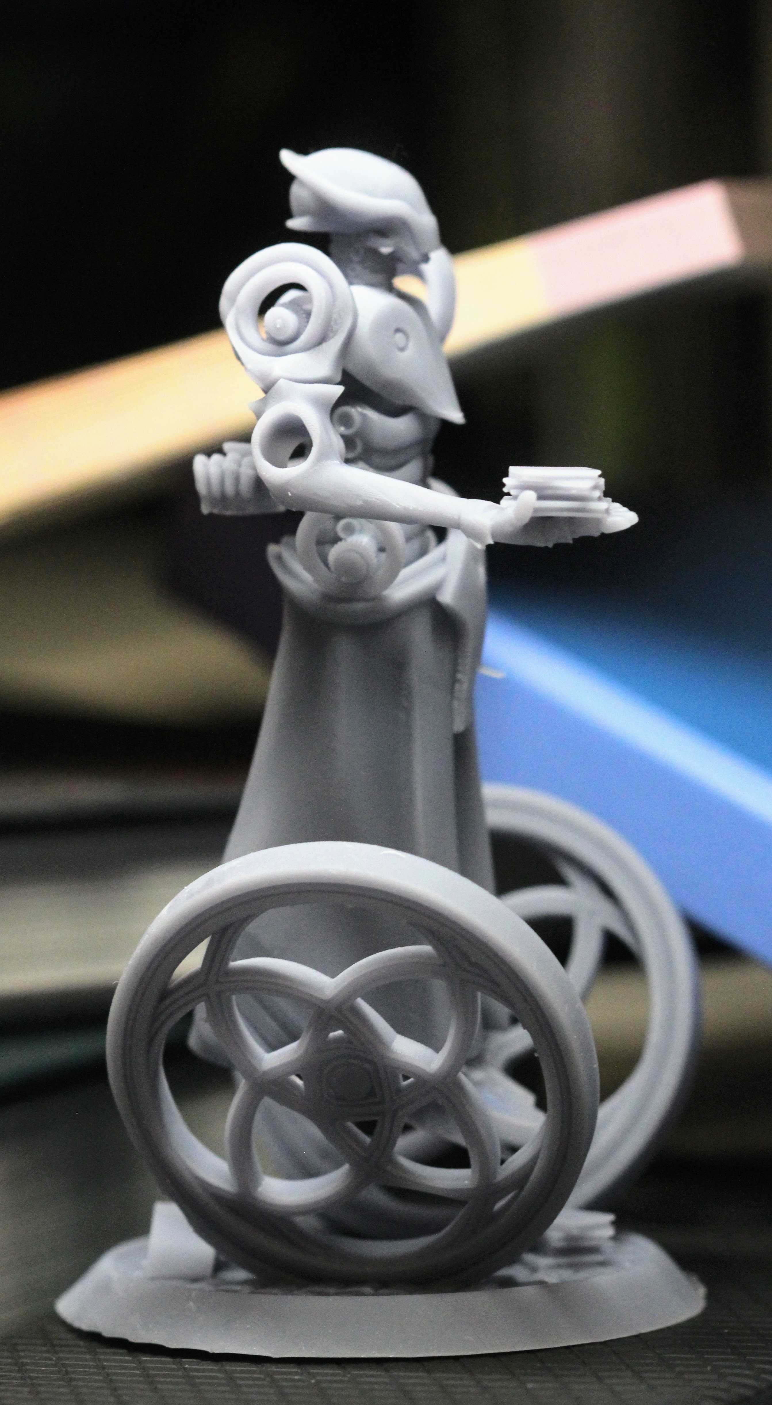 3D Printable Cogwork Archivist by Flenzil Miniatures