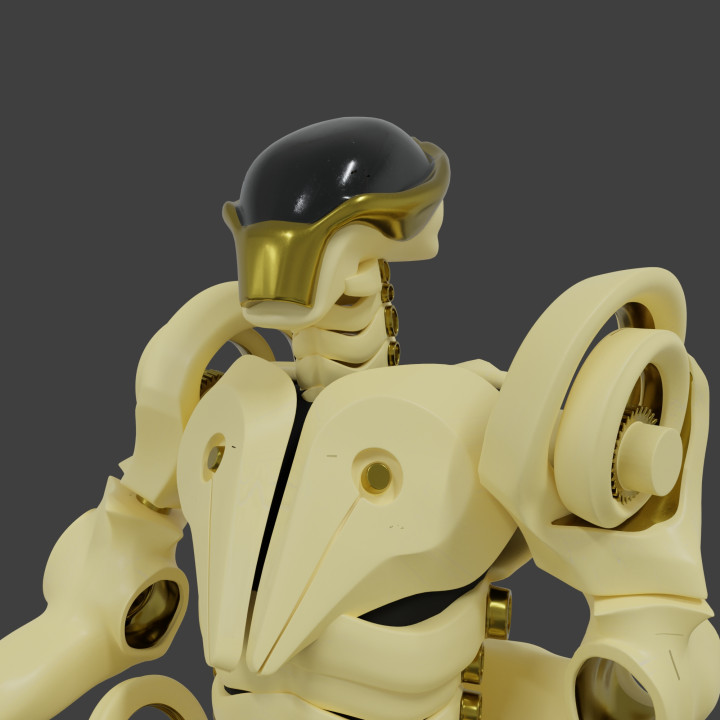 3D Printable Cogwork Archivist by Flenzil Miniatures