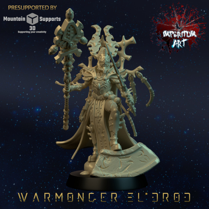 3D Printable Warmonger El'Drod by ImperitumArt