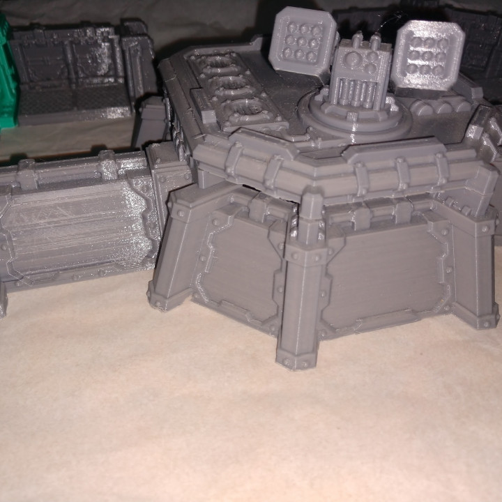 3D Print of Defensive Structures Bundle by israelbautista