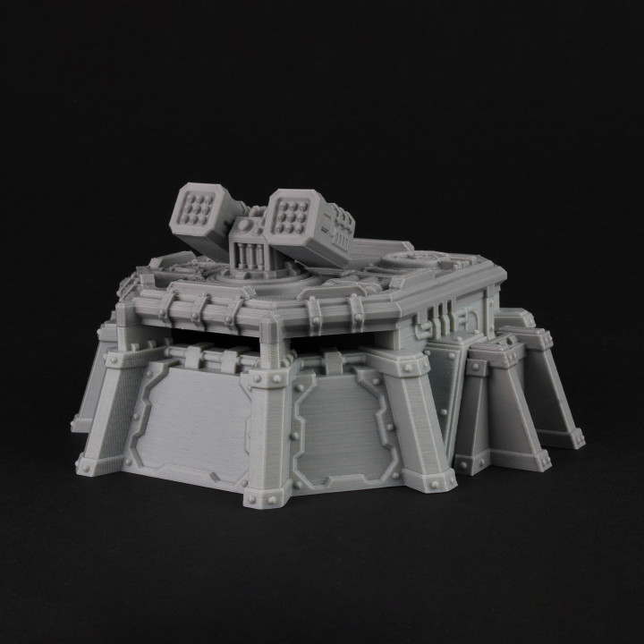 3D Printable Defensive Structures Bundle by Tesseract Tomb