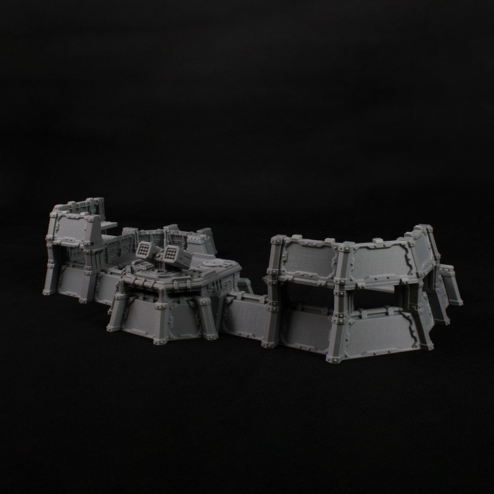 3D Printable Defensive Structures Bundle by Tesseract Tomb