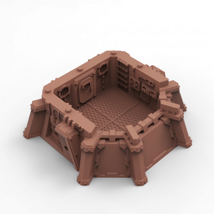 3D Printable Defensive Structures Bundle by Tesseract Tomb