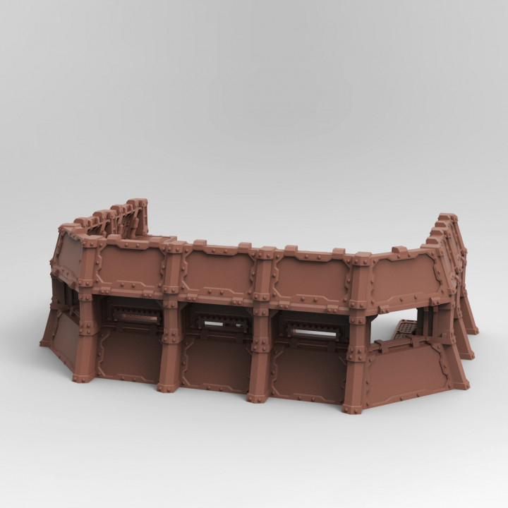 3D Printable Defensive Structures Bundle by Tesseract Tomb