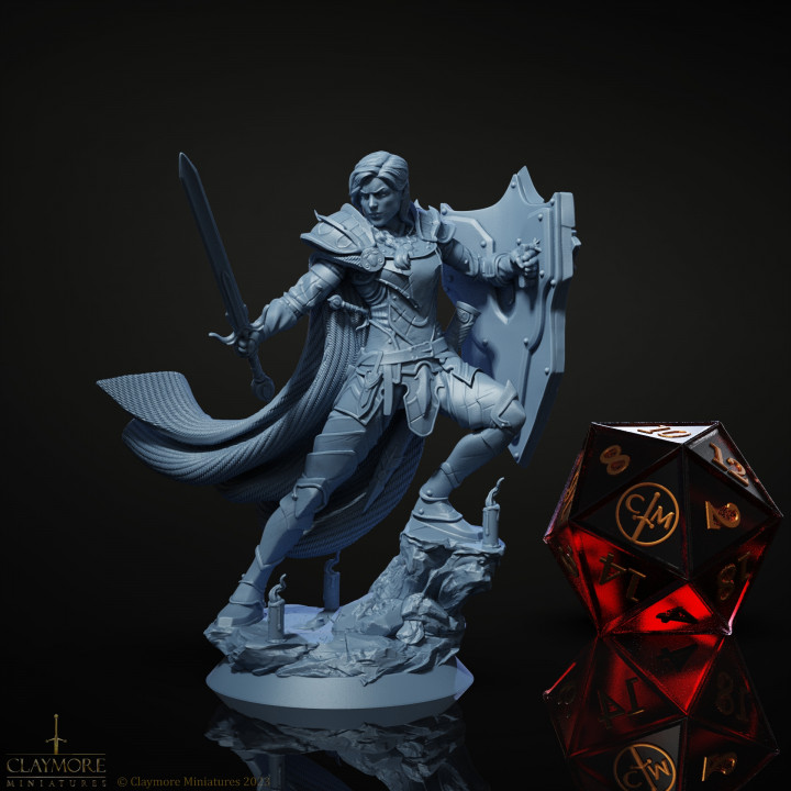 3D Printable Iohanna Lightheart by Claymore Miniatures