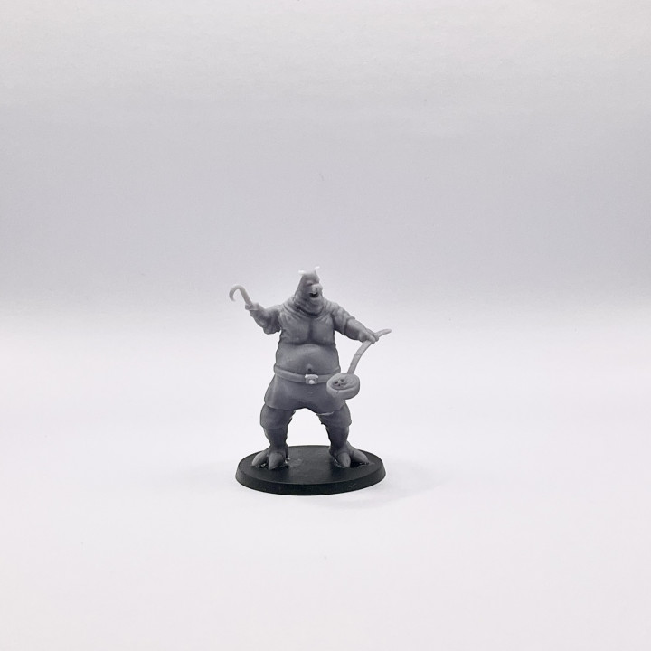 3D Printable Porkus - Ogre Glutton Cook - Presupported by Savage ...