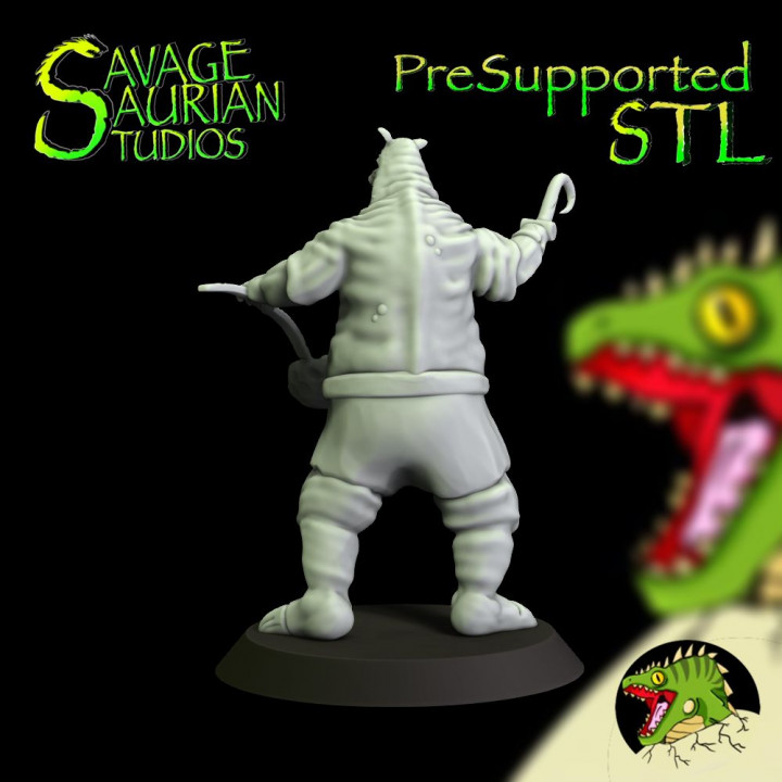 3D Printable Porkus - Ogre Glutton Cook - Presupported by Savage ...