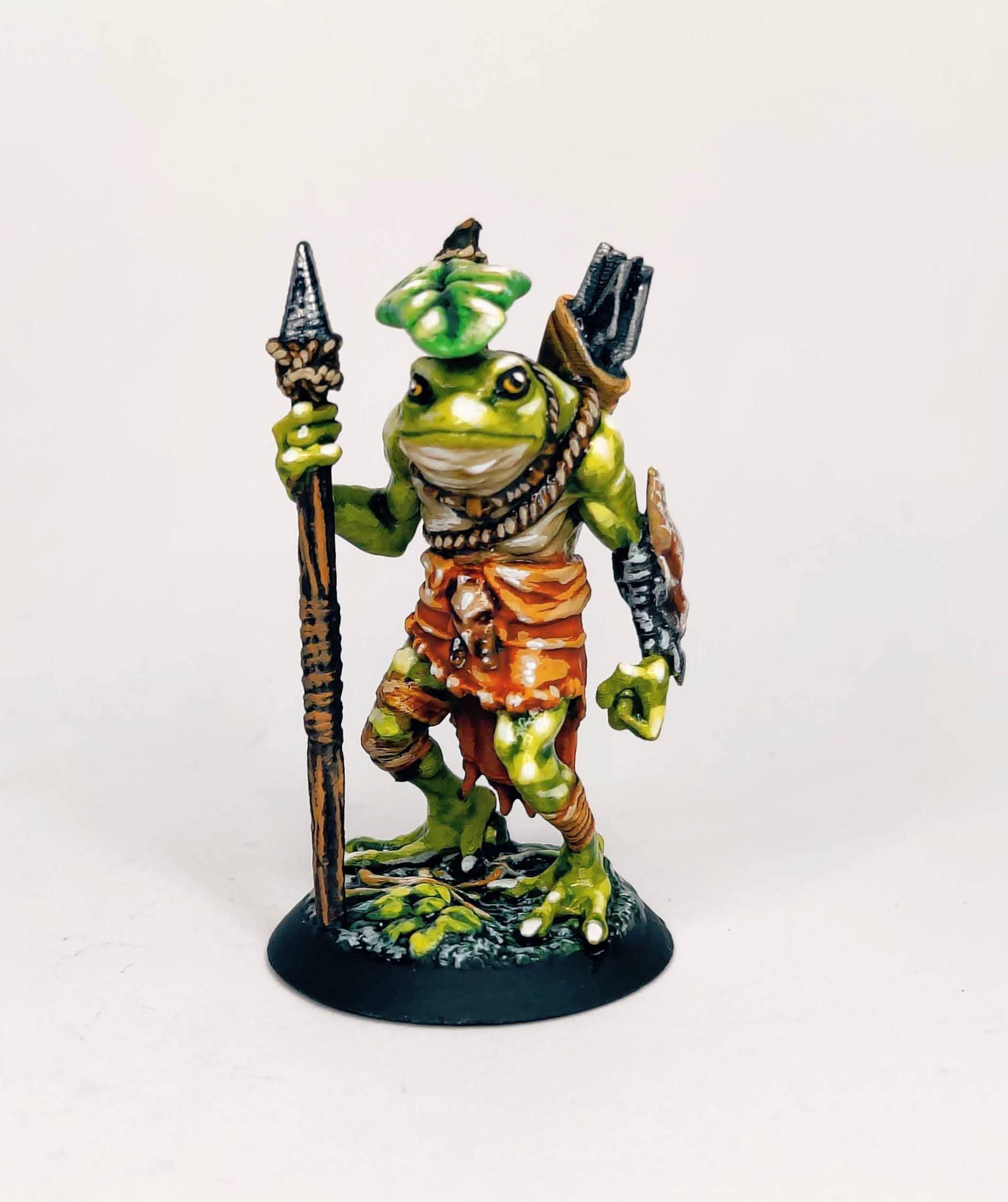 3D Printable Bullywug Warrior by Claymore Miniatures