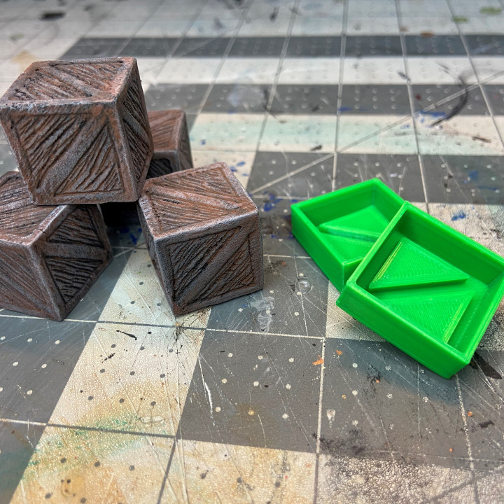 3D Printable Crate Stamp Tool by David S