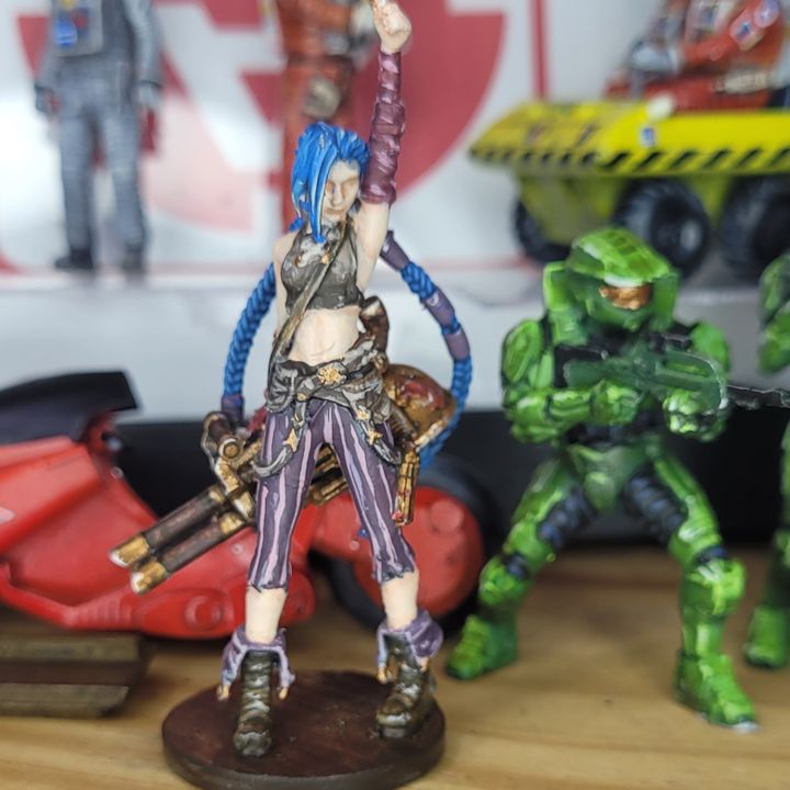 3D Print of Jinx - Arcane by brianmarshall3