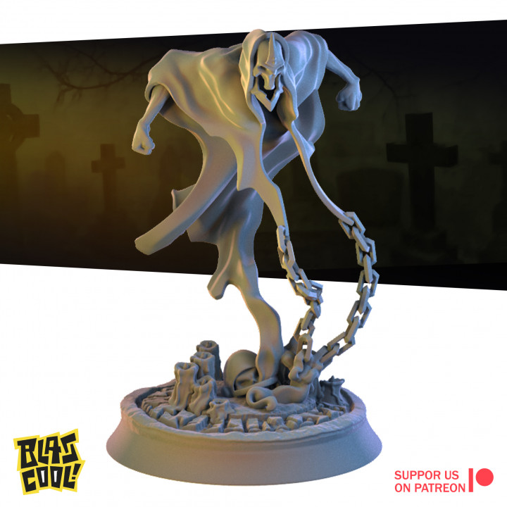 3D Printable Ghost head vol.2 by Blascool Studios