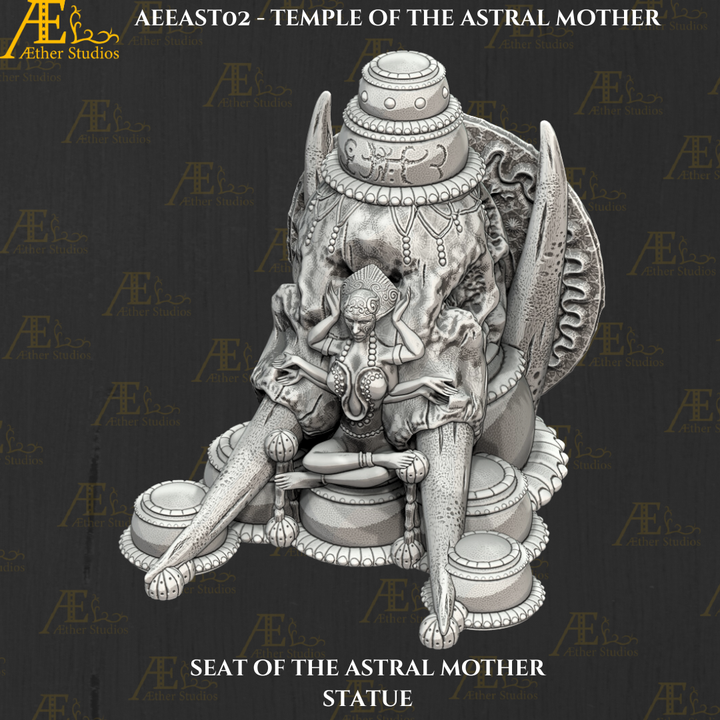 3D Printable AEEAST02 - Temple of the Astral Mother by Aether Studios