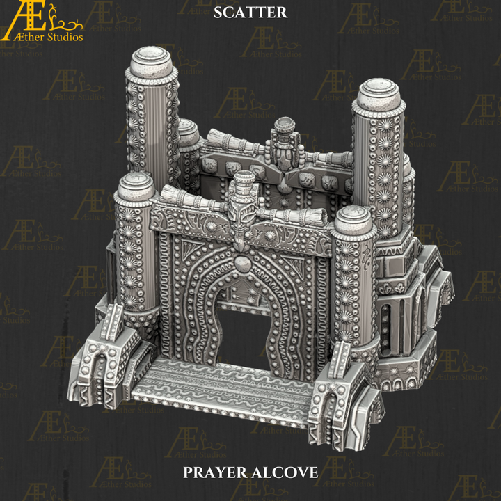 3D Printable AEEAST02 - Temple of the Astral Mother by Aether Studios