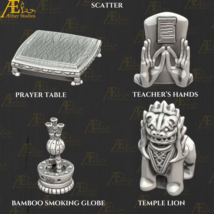 3D Printable AEEAST02 - Temple of the Astral Mother by Aether Studios