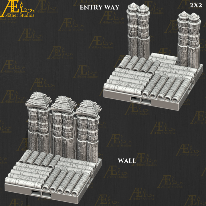 3D Printable AEEAST02 - Temple of the Astral Mother by Aether Studios