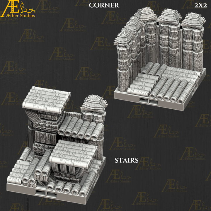 3D Printable AEEAST02 - Temple of the Astral Mother by Aether Studios