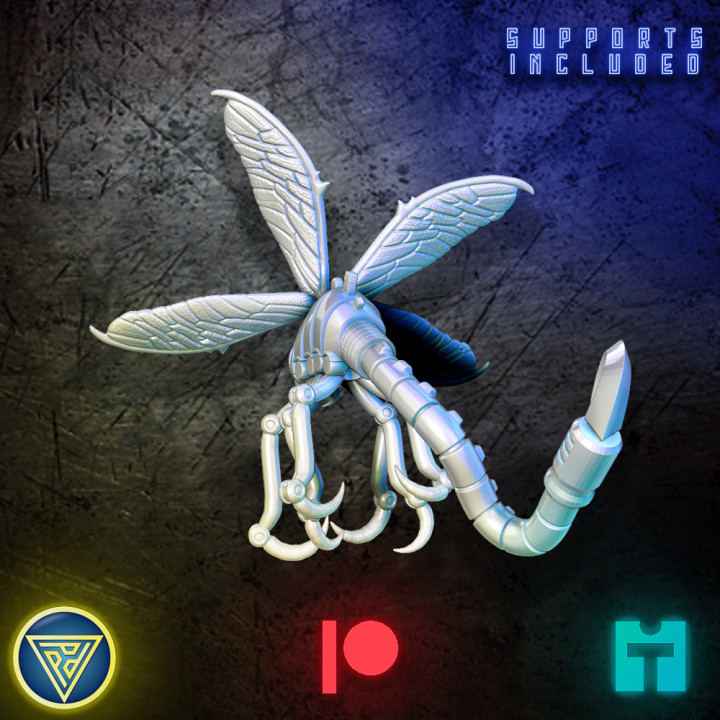 3D Printable Machine Race Wingbot by Print Paint Play