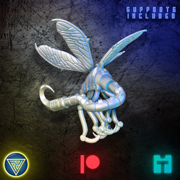 3D Printable Machine Race Wingbot by Print Paint Play