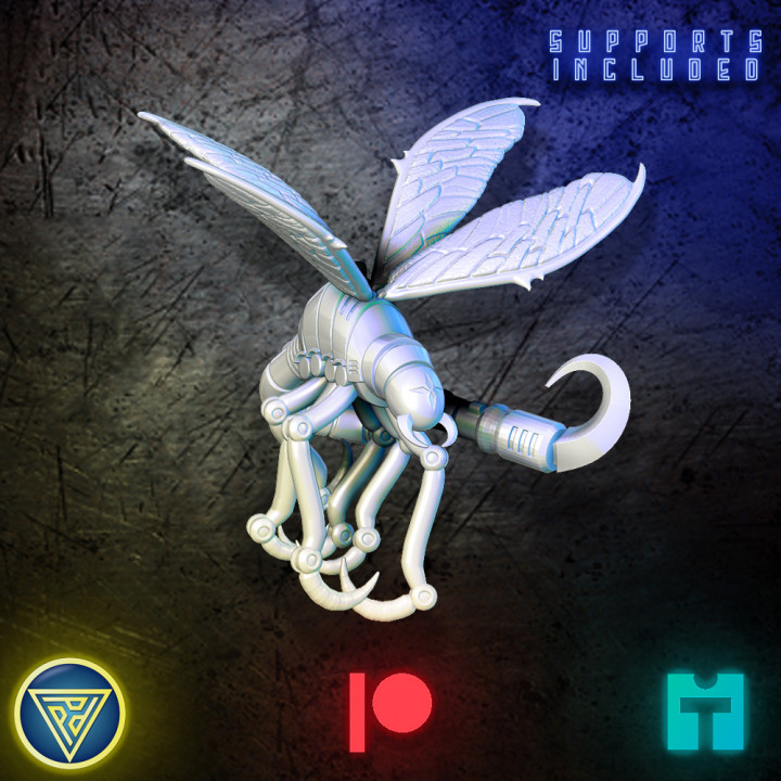 3D Printable Machine Race Wingbot by Print Paint Play