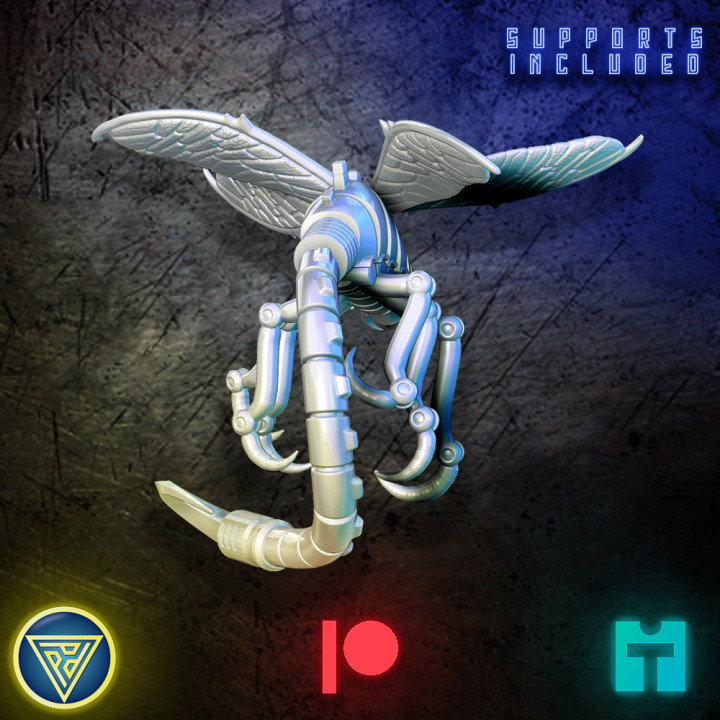 3D Printable Machine Race Wingbot by Print Paint Play