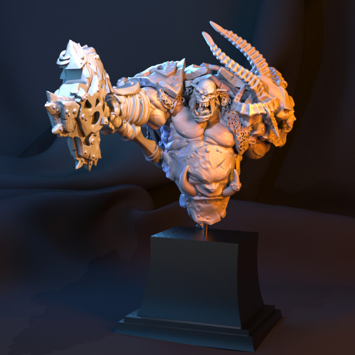 3D Printable The chief bust by Blascool Studios