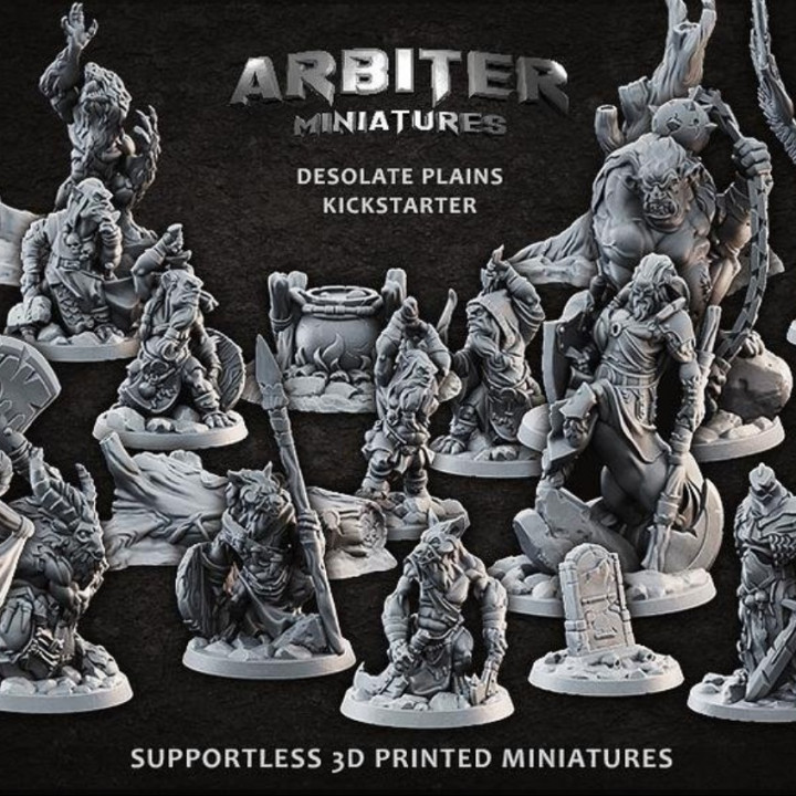 3D Printable Arbiter Miniatures Kickstarter 2: Desolate Plains by ...