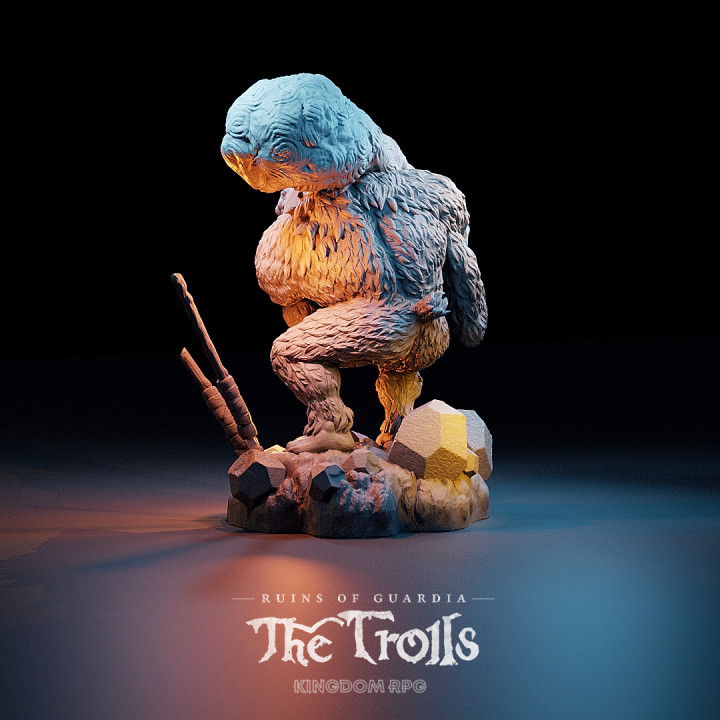 3D Printable Ros'Go, the Brute - Ruins of Guardia: The Trolls by Dalla ...