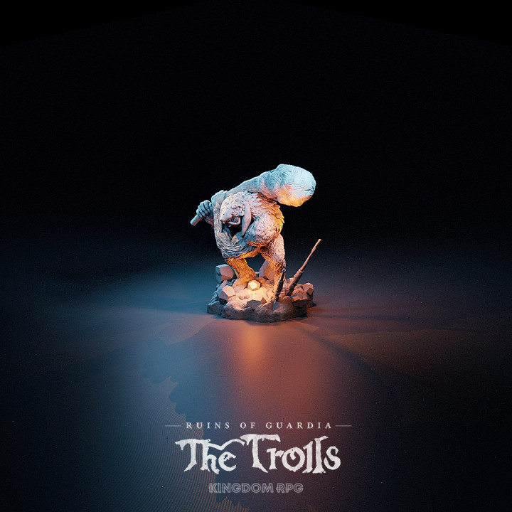 3D Printable Ros'Go, the Brute - Ruins of Guardia: The Trolls by Dalla ...