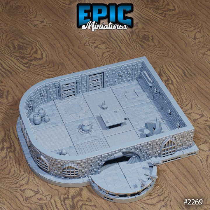 3D Printable Modular Wizard Room Tiles / Sorcerer Hideout / Magician ...