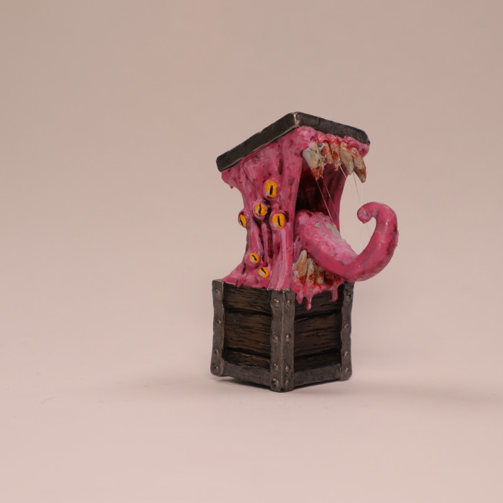 3D Print of Mimic Wooden Box by Batmansdarkgame