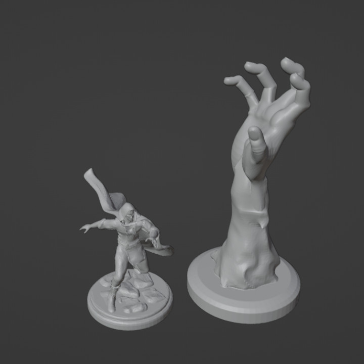 3D Printable Massive Mage Hand, Spell Effect by Ranger Fox