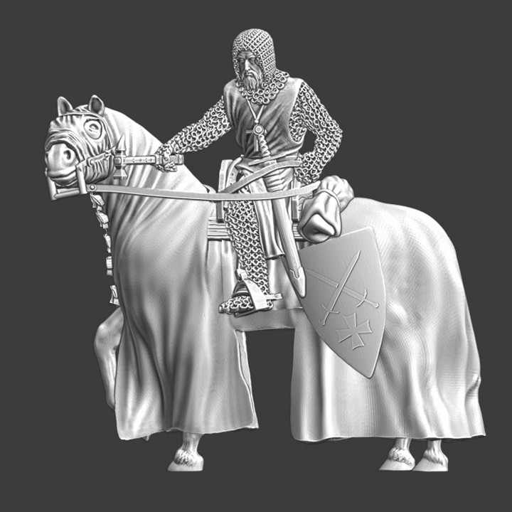 3D Printable Medieval Swerd Brethern Knight - Livonian Order by ...