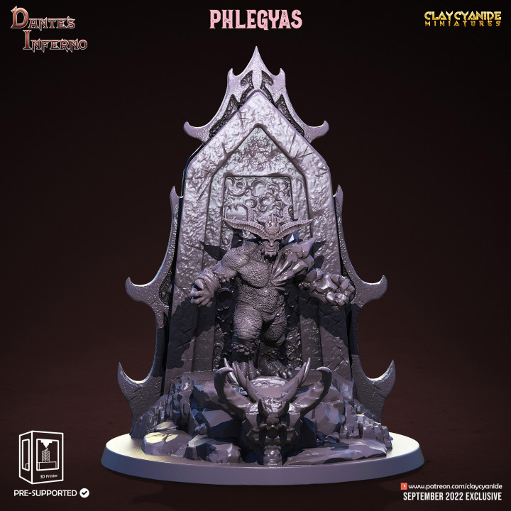 3D Printable Phlegyas by Clay Cyanide Miniatures