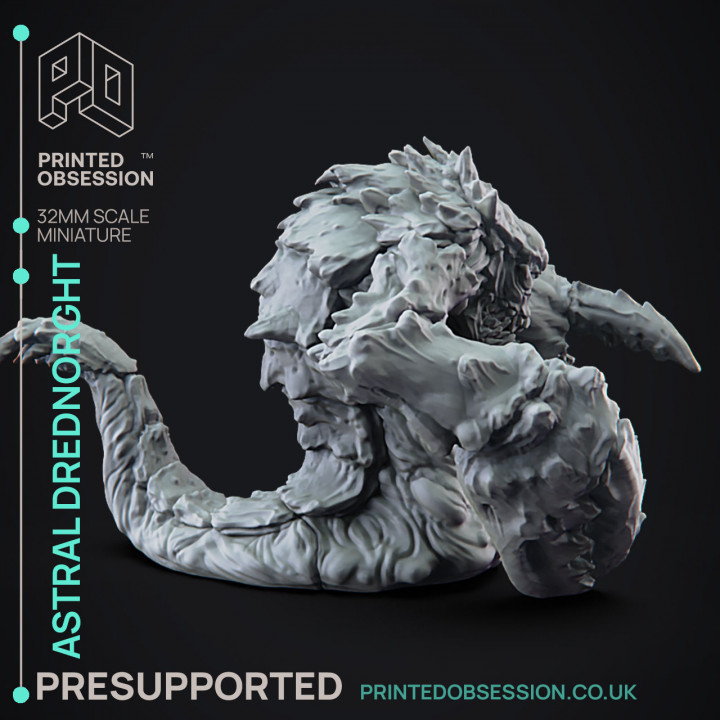 3D Printable Astral Dreadnorght - Gargantuan Monster - PRESUPPORTED ...