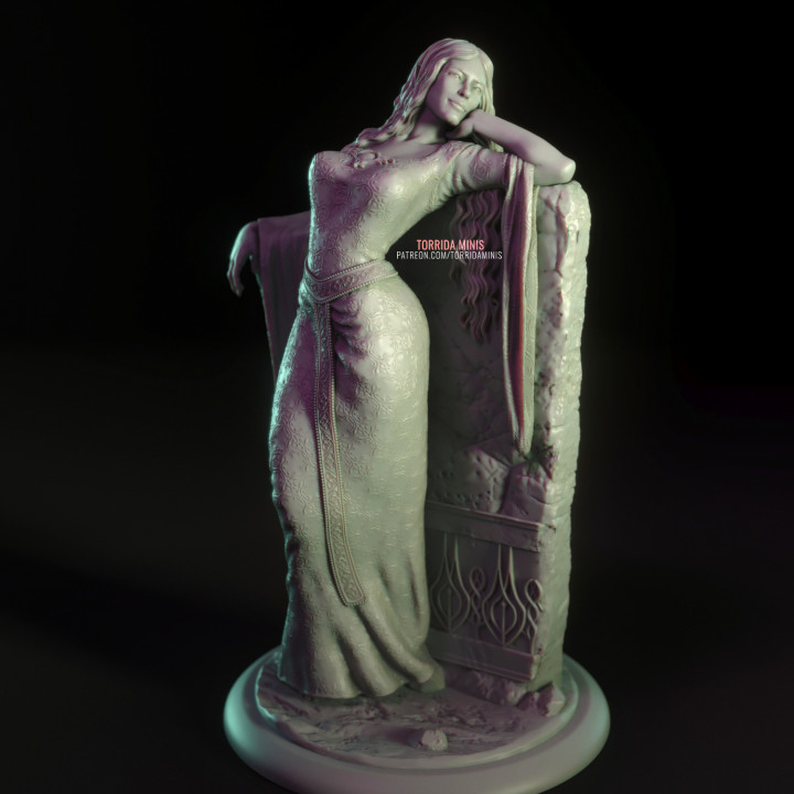 3D Printable Elf woman by Torrida Minis