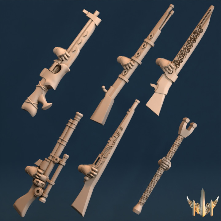 3D Printable Eternal Janissary Muskets by Triple Spire Workshop