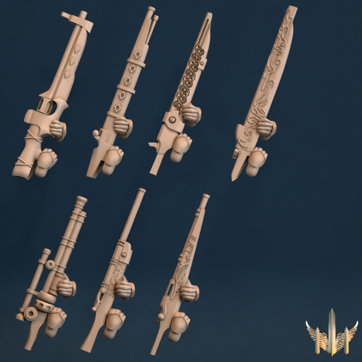 3D Printable Eternal Janissary Muskets by Triple Spire Workshop