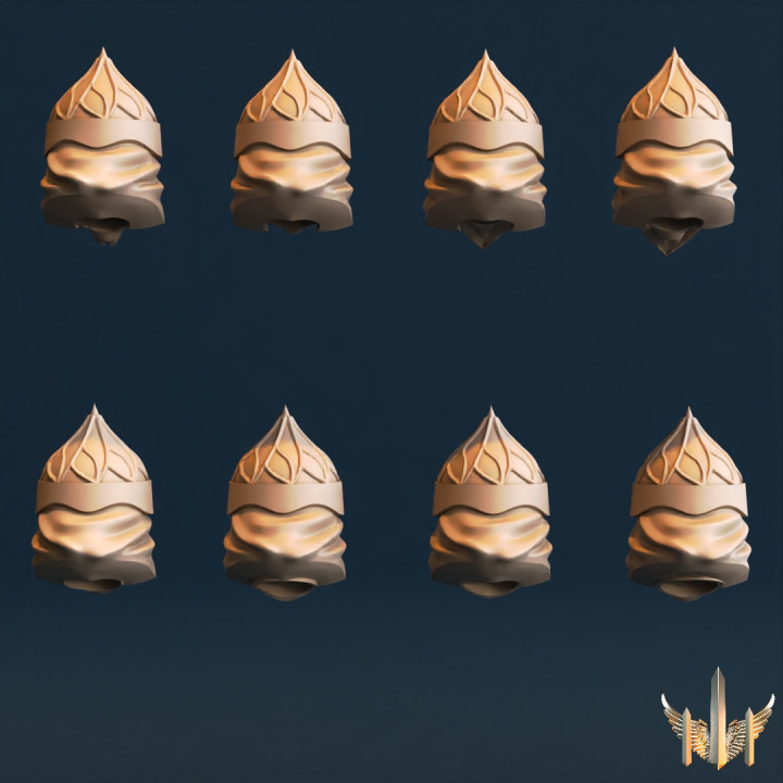 3D Printable Eternal Janissary Head C by Triple Spire Workshop