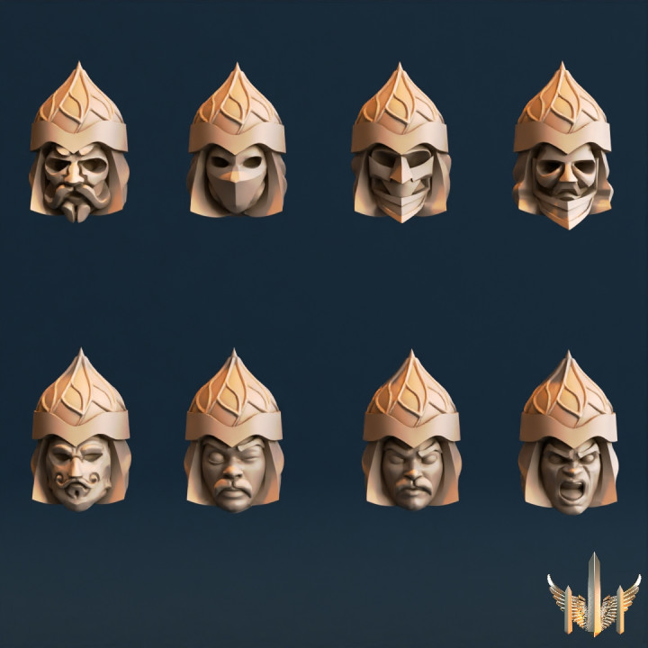 3D Printable Eternal Janissary Head C by Triple Spire Workshop