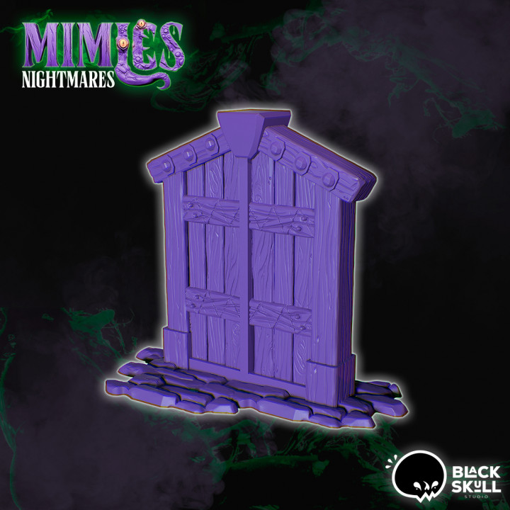 3D Printable Mimic Gate by Black Skull Studio