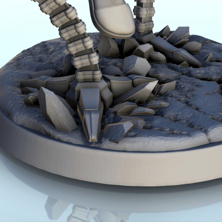 3D Printable Alien Dr Octopus with glasses and claws (21) (+ pre ...